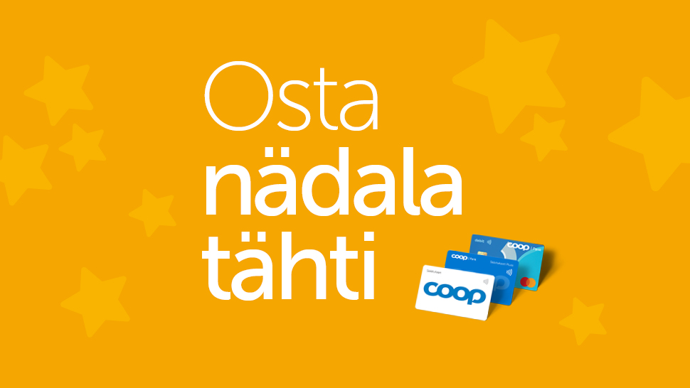 Osta nädala tähti | Coop